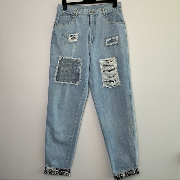 Kozmic Bluez | Jeans | Vintage 9s Distressed Patchwork Kozmic Bluez ...
